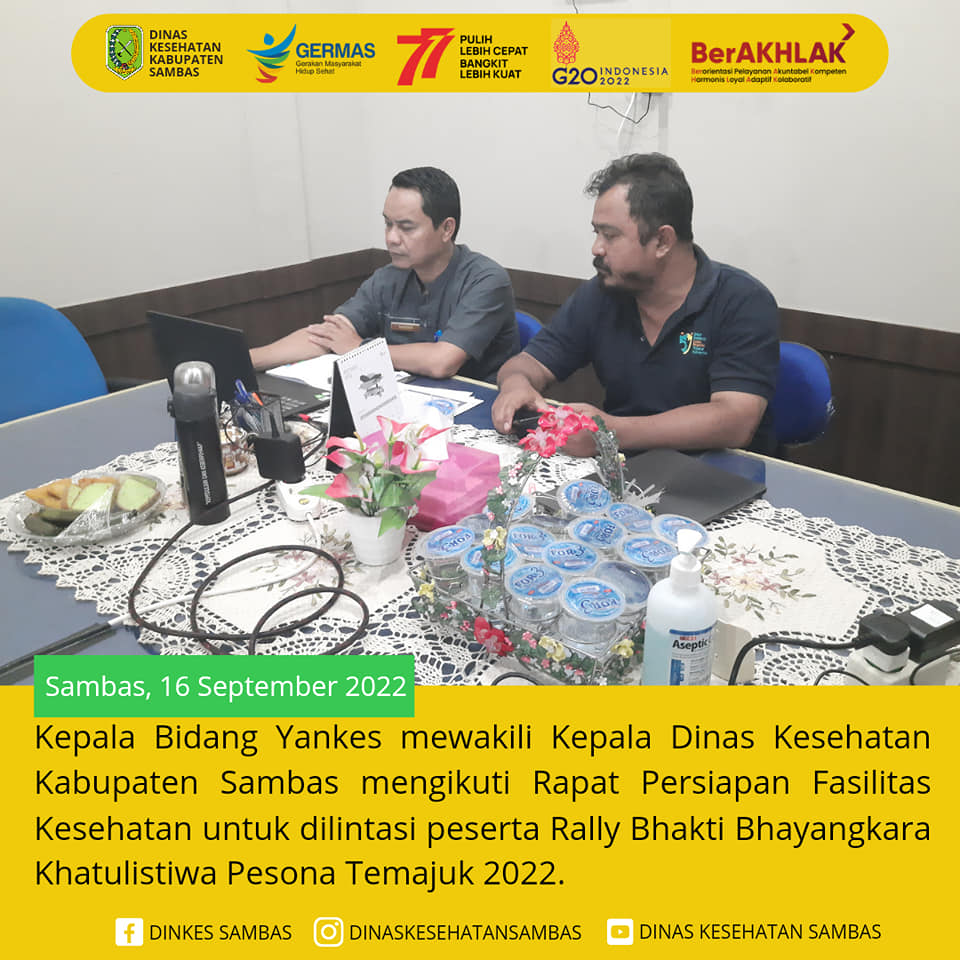 Kabid Pelayanan Kesehatan Ikuti Rapat Persiapan Fasilitas Kesehatan