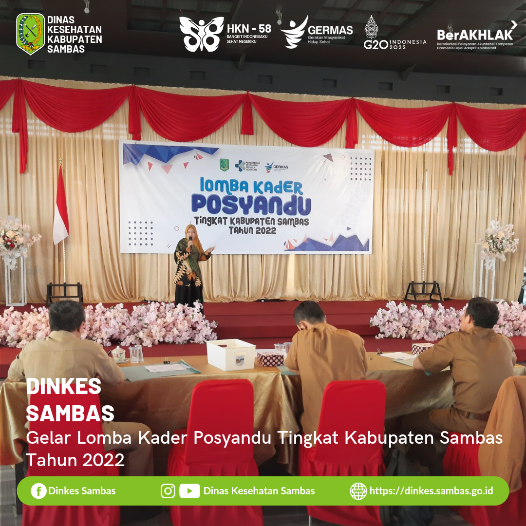 Lomba Kader Posyandu Tingkat Kabupaten Sambas