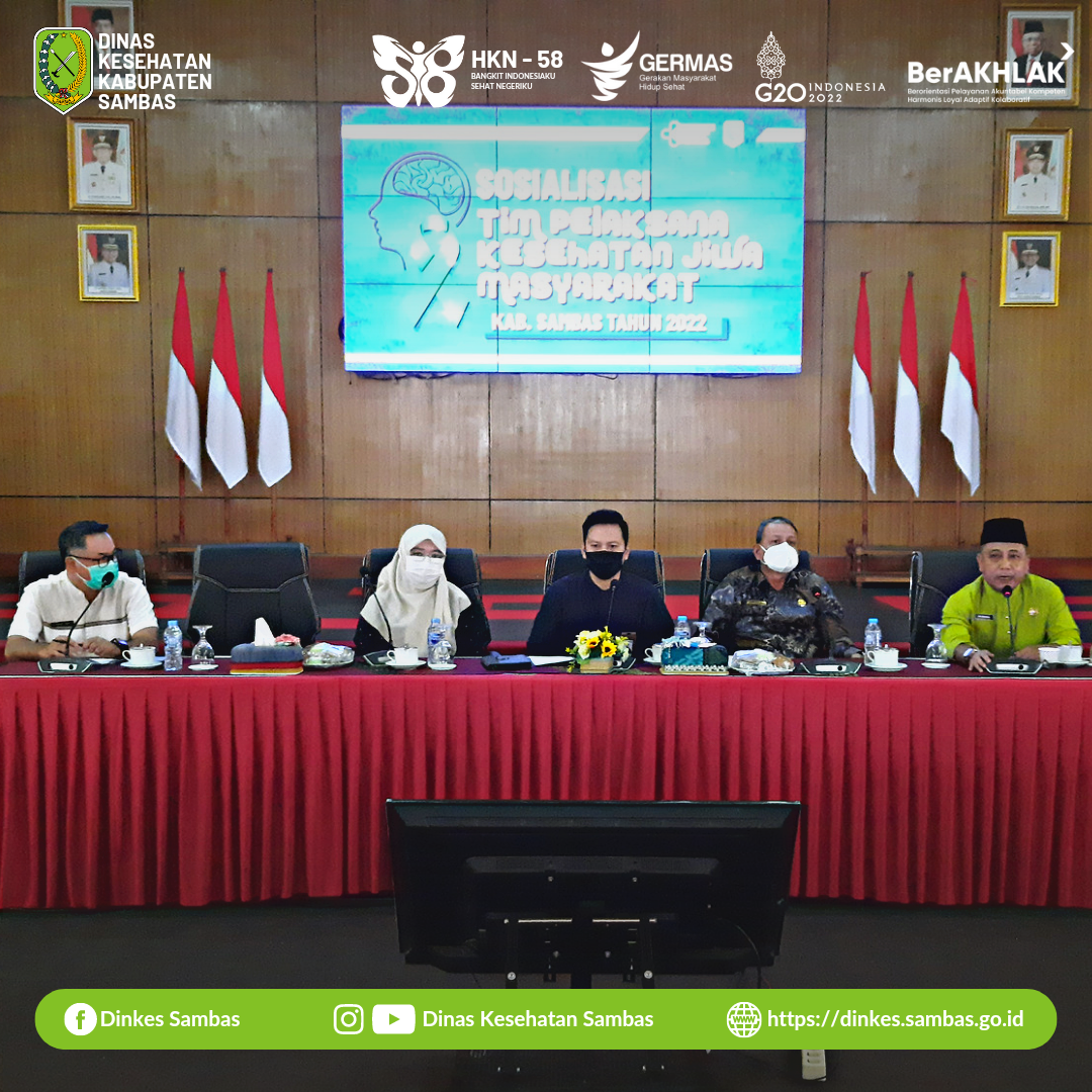 Sosialisasi Tim Pelaksana Kesehatan Jiwa Kabupaten Sambas