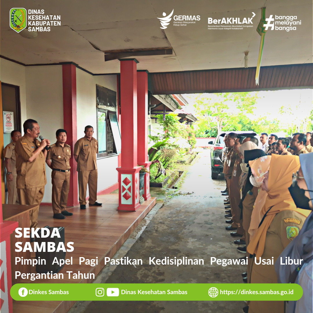 Bupati Sambas Lakukan Pemeriksaan Kantor OPD Usai Libur Pergantian Tahun
