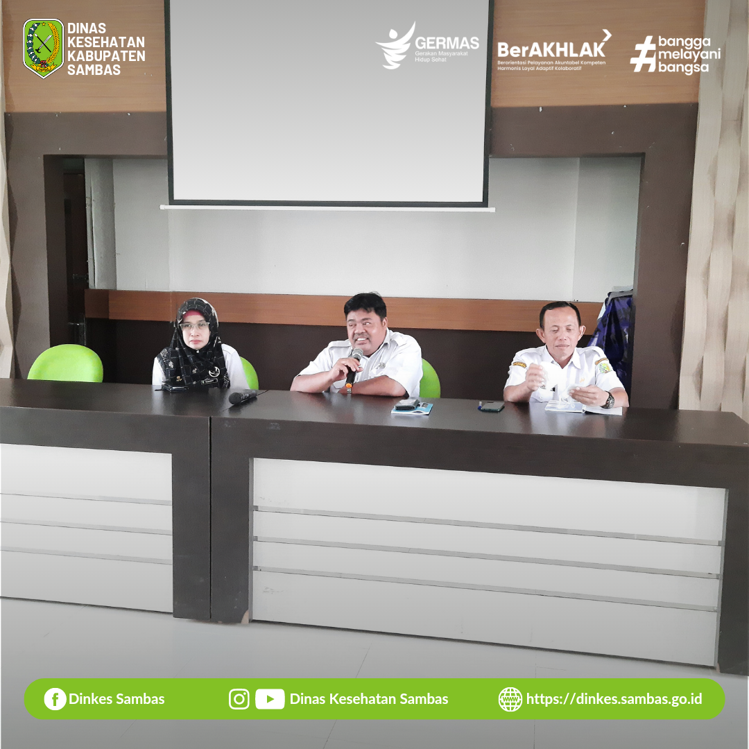 Dinkes Sambas Menerima Peserta Program Internsip Dokter Gigi Indonesia ( PIDGI )